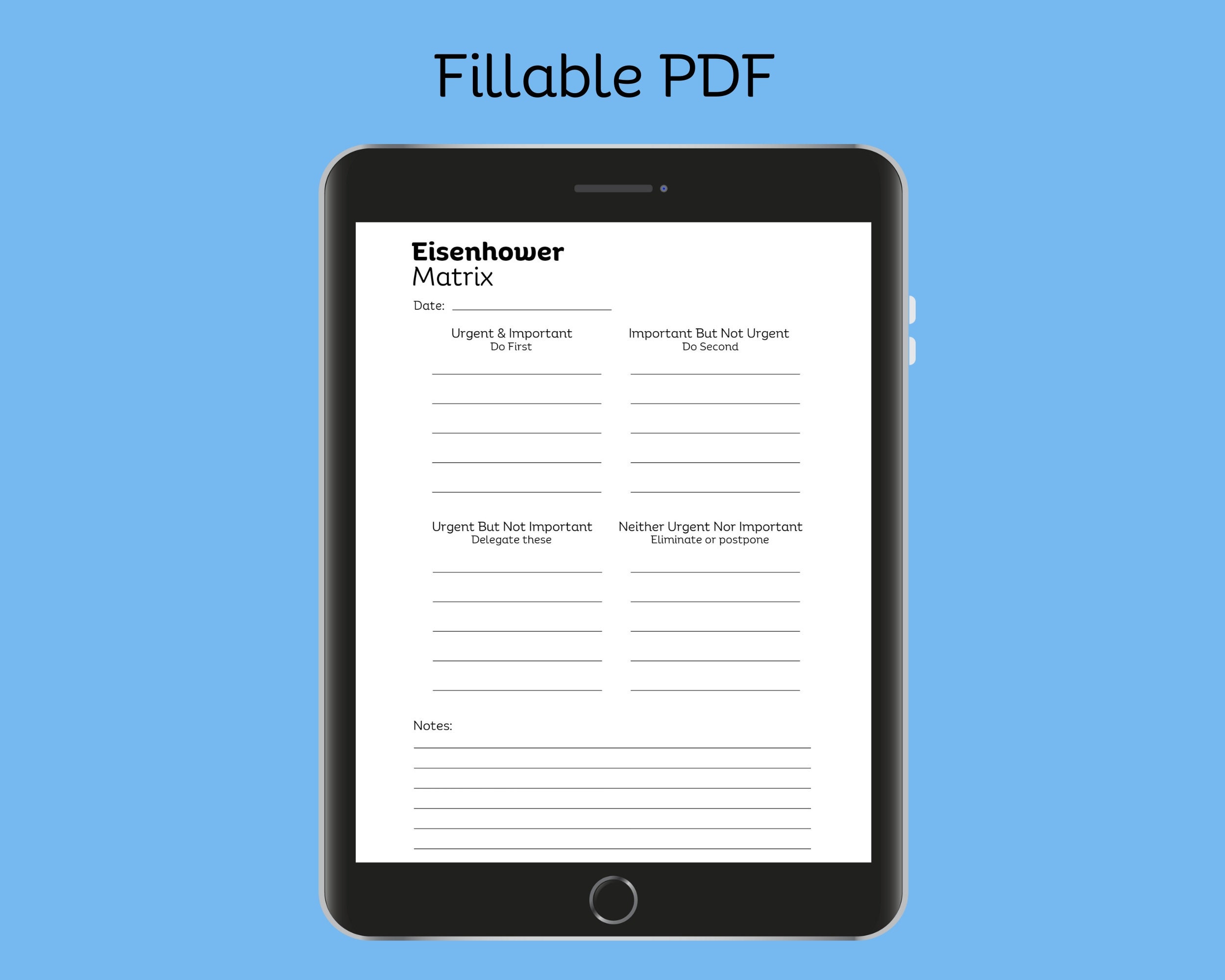 Priority Matrix Eisenhower Matrix Priority Study Planning Thesis ...