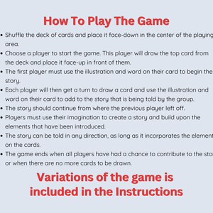 Story Telling Card Game | Story Telling Flashcards | Homeschool ...