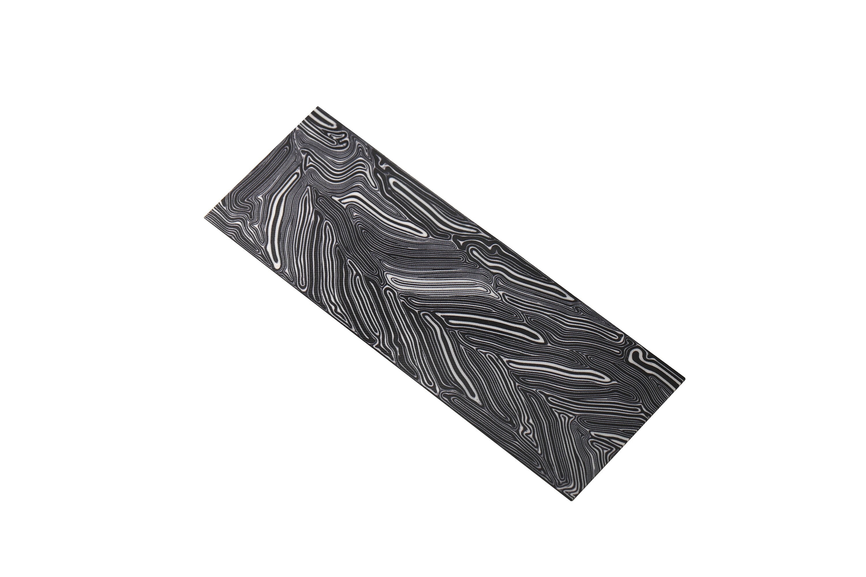 G10 Damascus Pattern Knife Handle Material - Etsy