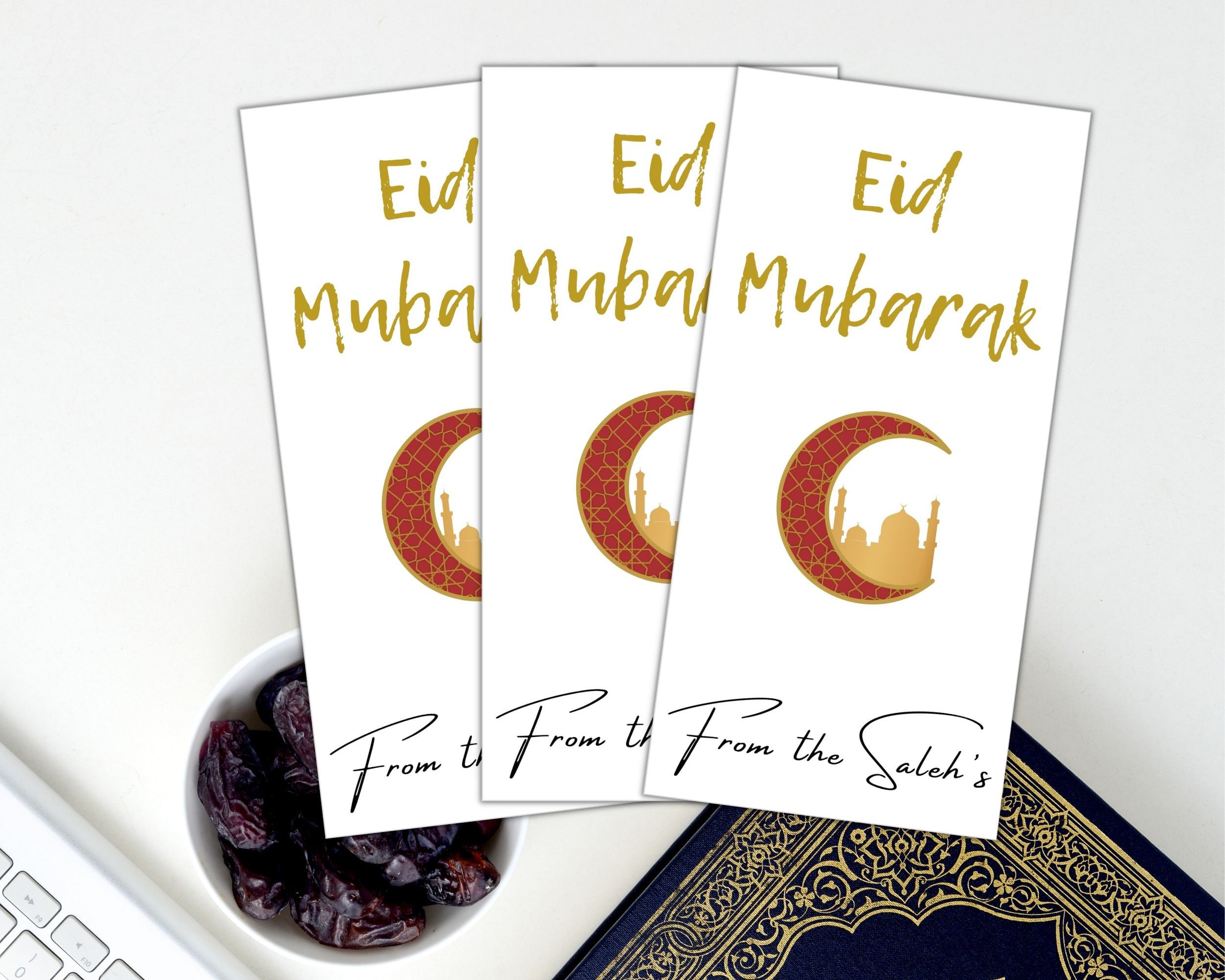 Personalized Eid Money Envelope, Printable Gift Holder for Kids, Muslim ...