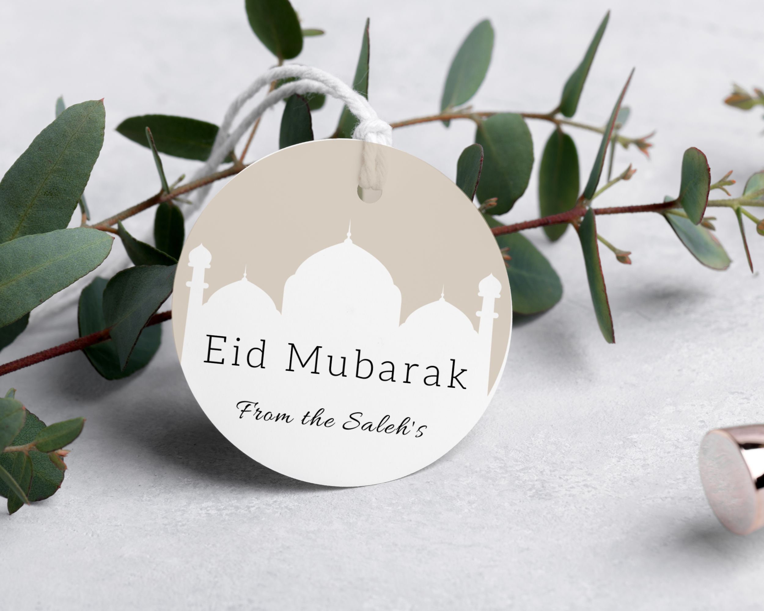 Personalized Eid Mubarak Gift Tags, Muslim Gifts for Kids, Printable ...