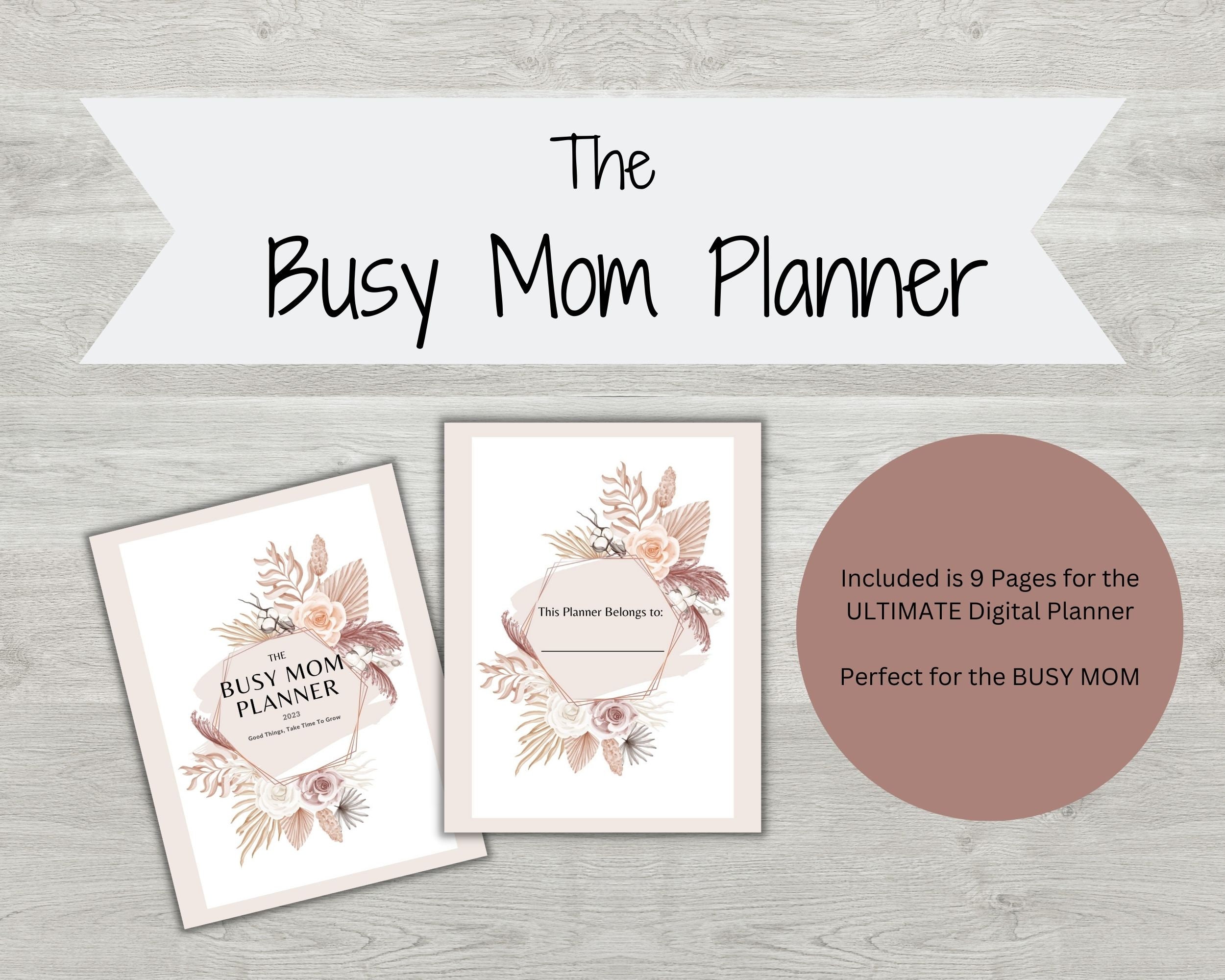 Busy Mom Weekly Planner ADHD Planner Instant Download, Digital ...