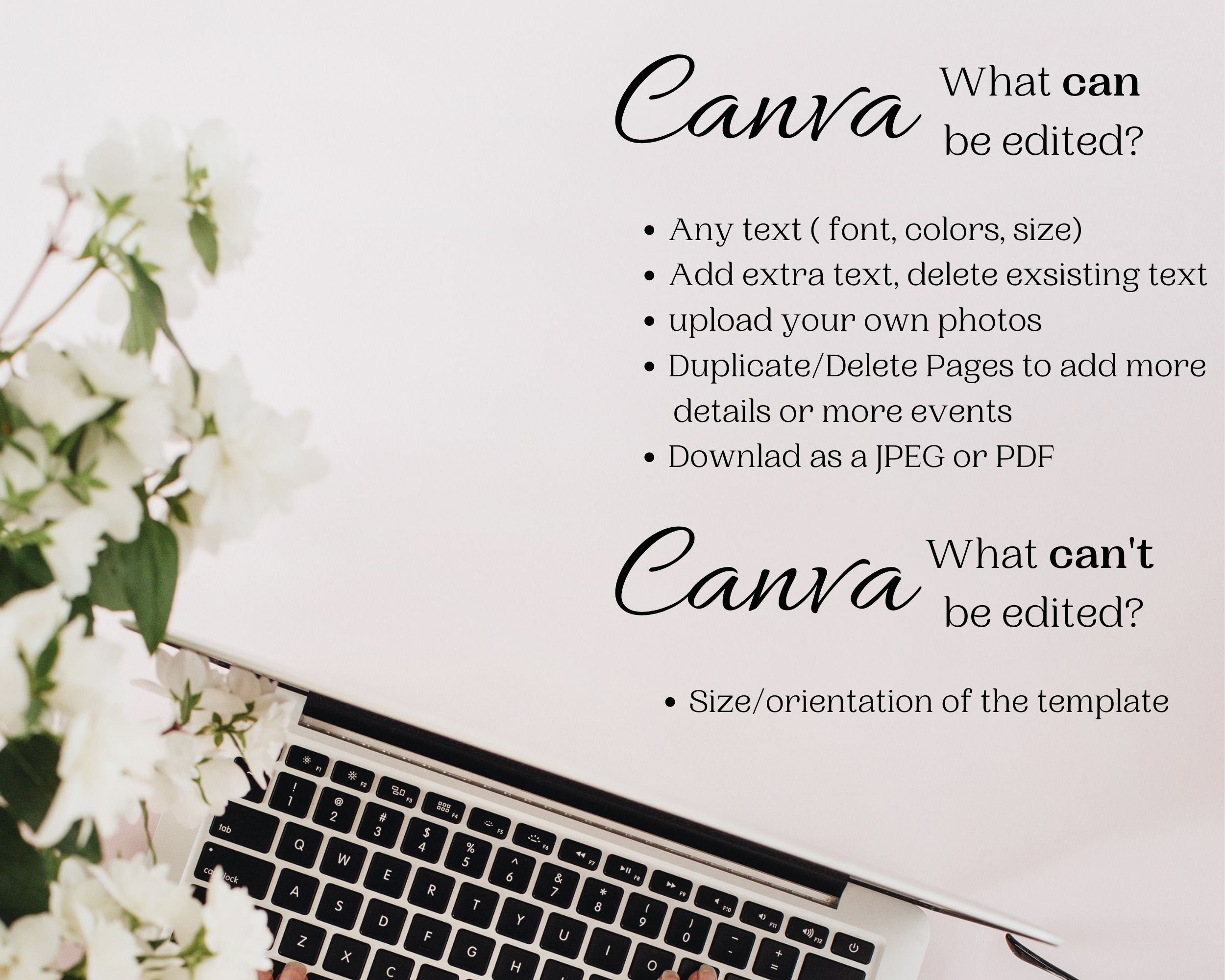 Menu Meal Planner Printable Weekly Planner Instant Download Editable ...