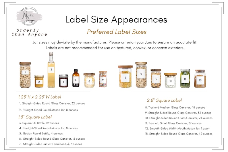 Customizable Labels, 5 Label Sizes, Editable Labels, Printable Label ...