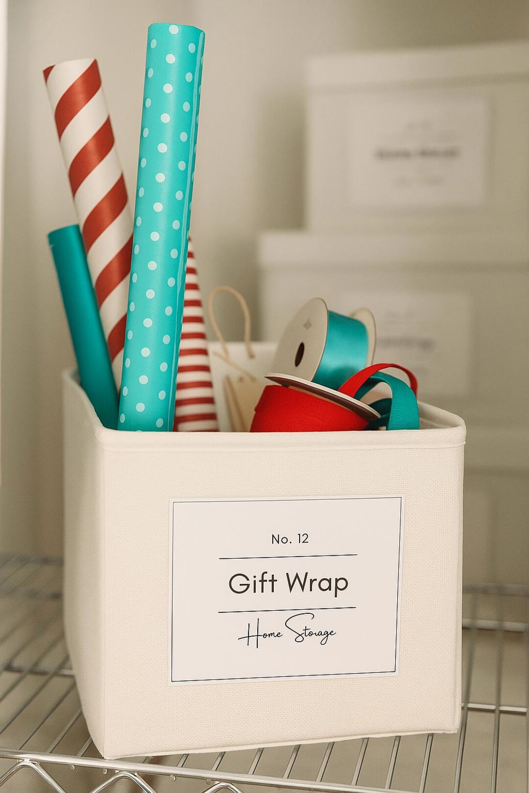Minimalist Storage Labels: Customizable Organization Label Template ...