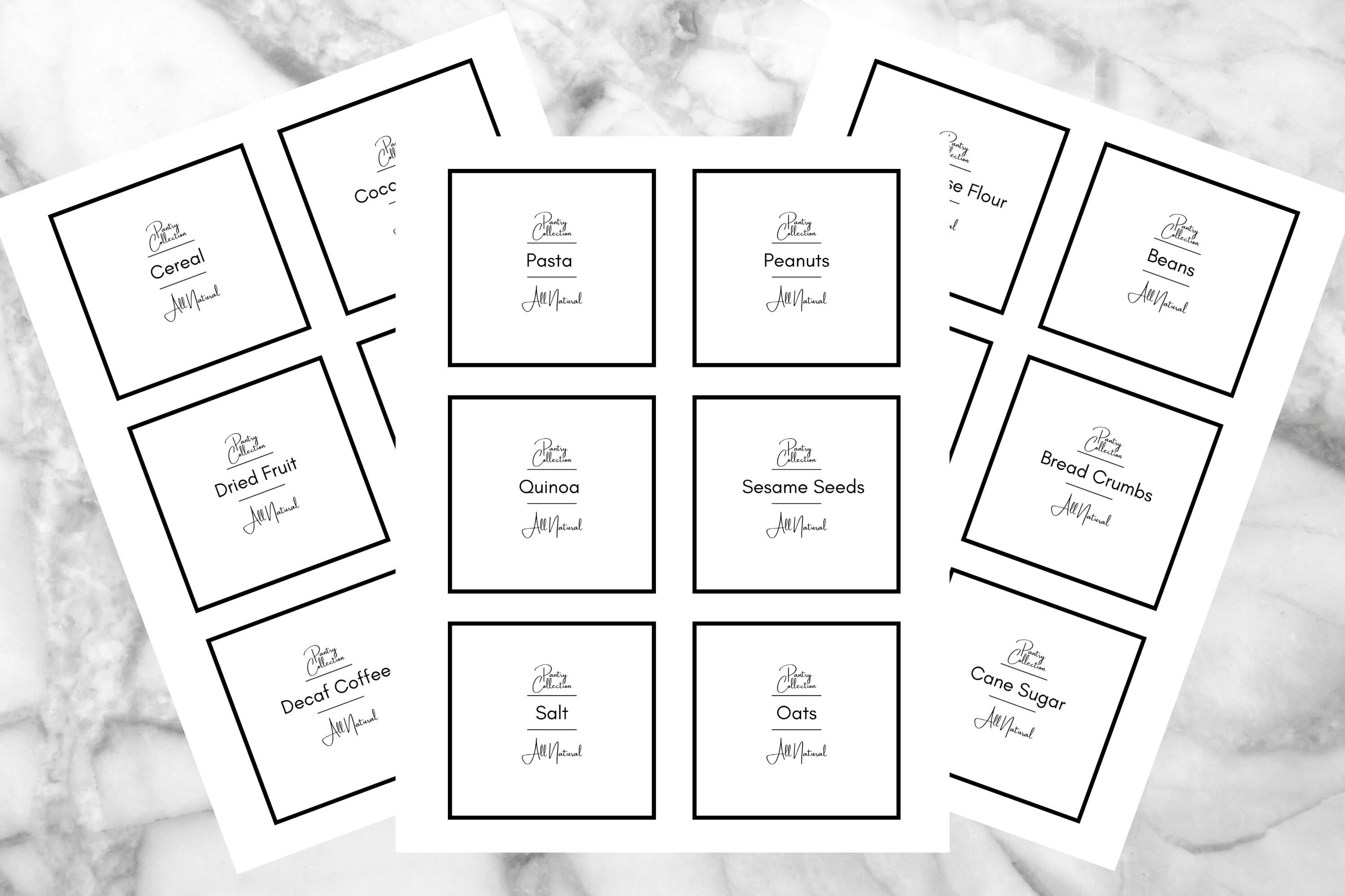 Kitchen Pantry Labels Printable Custom Pantry Labels 9 Label Etsy Kitchen Pantry Labels Printable Custom Pantry Labels 9 Label Etsy