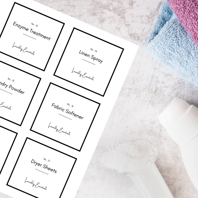 Laundry Labels - Etsy