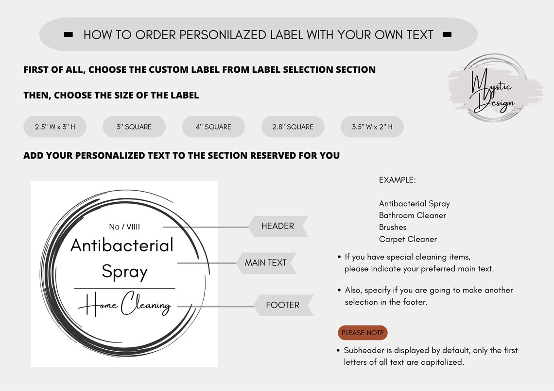 Cleaning Label Template Bundle, Printable Cleaning Labels, Personalized ...