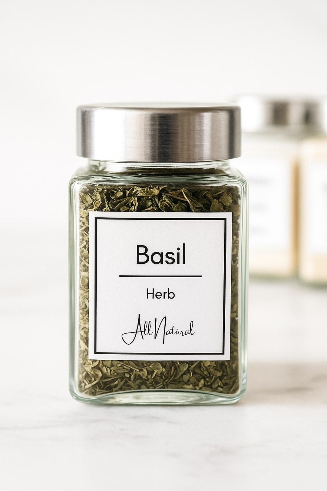 Minimalist Kitchen Spice Labels: Printable, Editable Label Set - Etsy