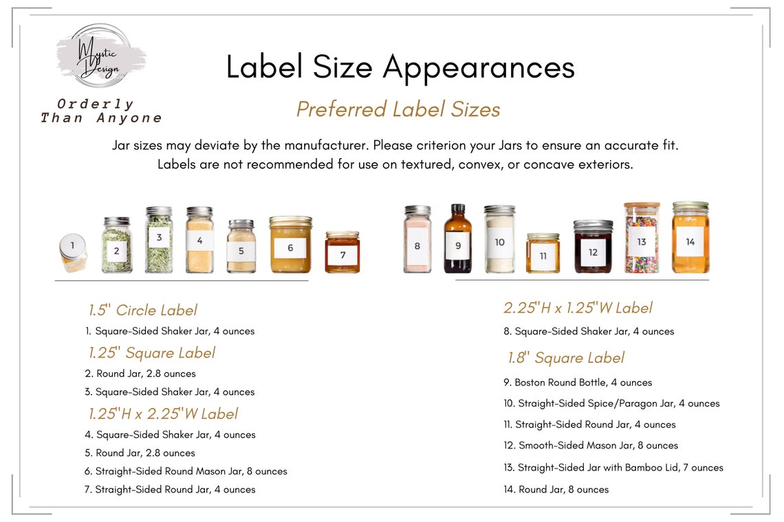 Printable Storage Labels, 3 Label Sizes, Editable Labels, Printable ...