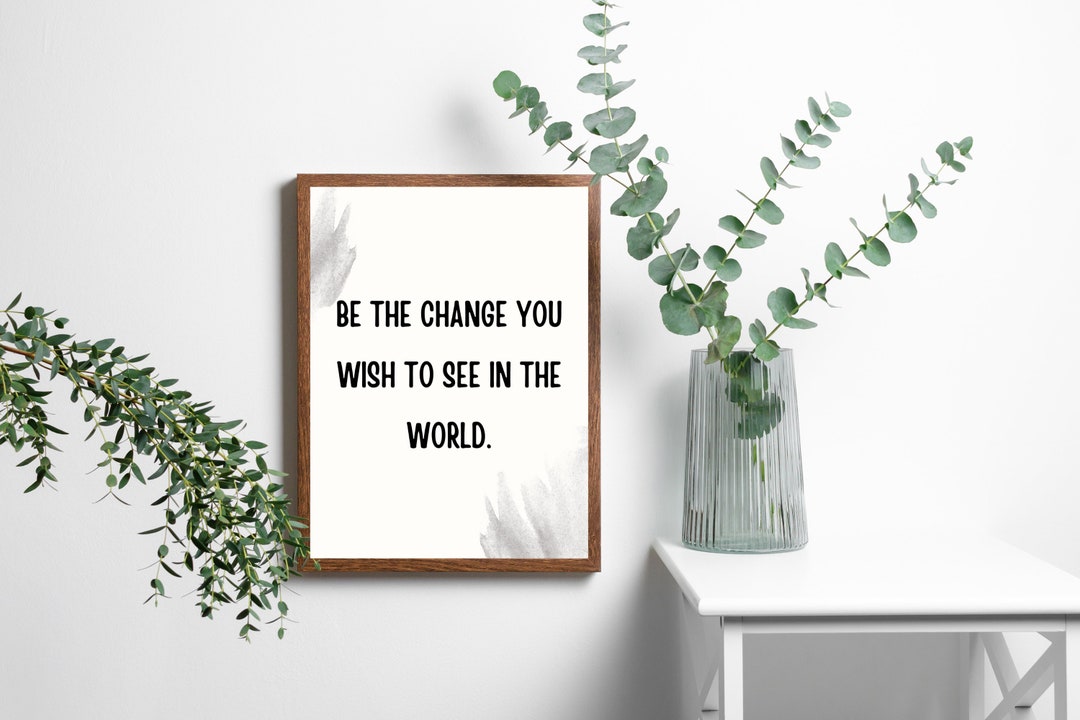 Printable Poster, Inspirational Quote, Positive Quotes, Word Art, Quote ...