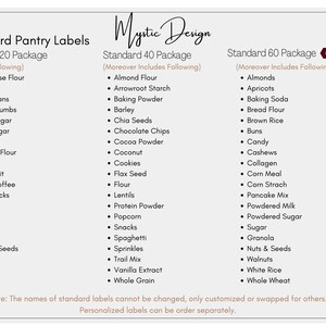 Printable Kitchen Pantry Label Template Bundle (digital Download) - Etsy