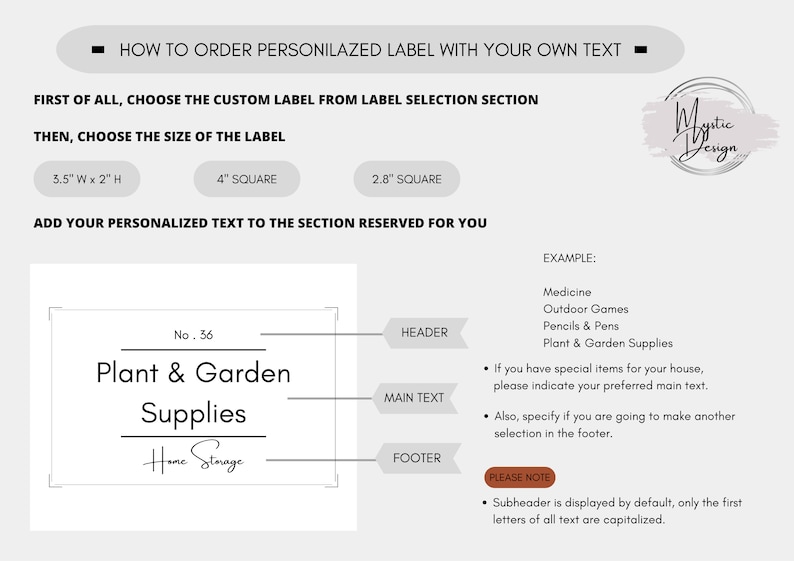 Printable Storage Labels, 3 Label Sizes, Editable Labels, Printable ...