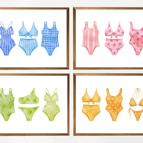 Bathing Suit Art - Etsy