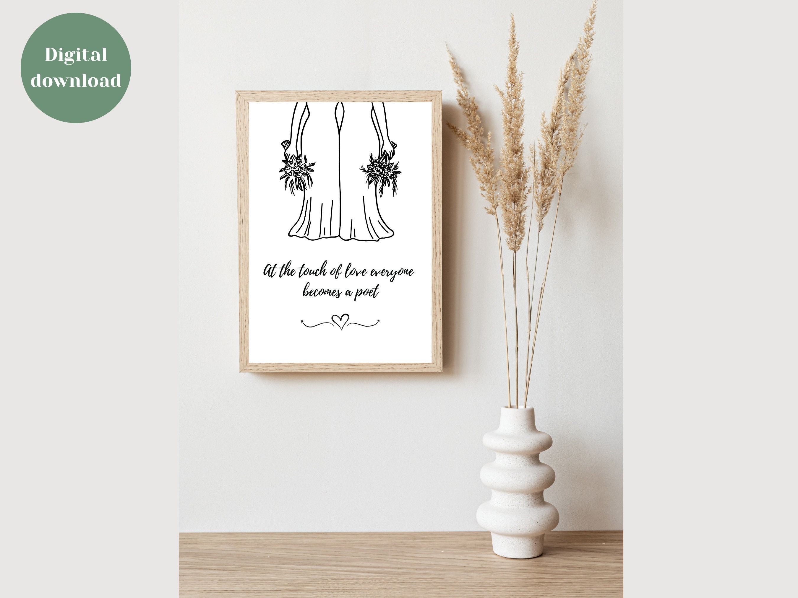 WLW Wedding Gift, Lesbian Couple Wedding, Queer Wife, Lesbian Wedding ...