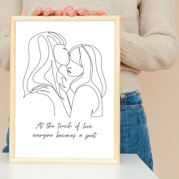 Gay Line Art - Etsy