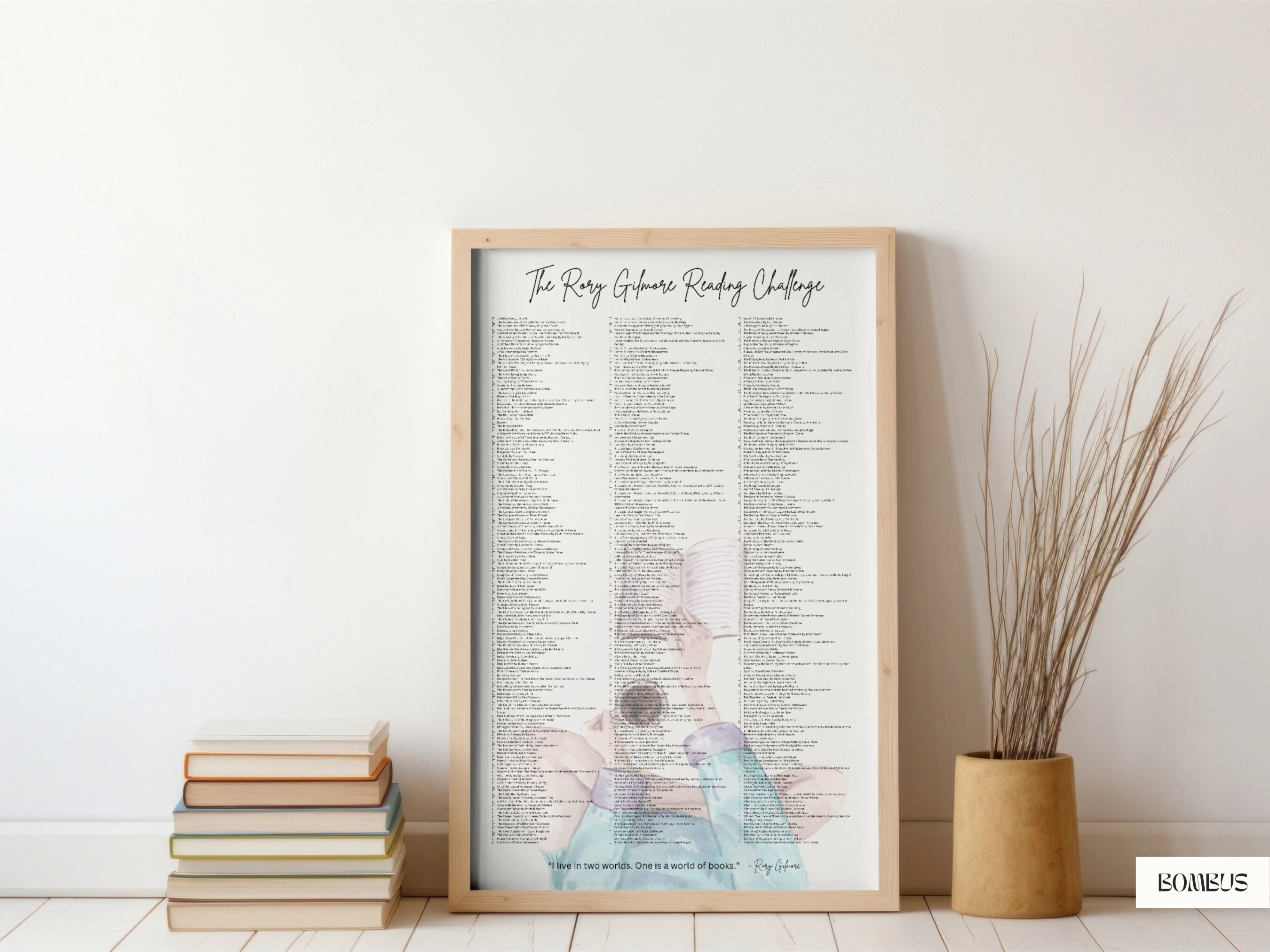 Rory Gilmore Leseliste Poster INSTANT DOWNLOAD - Etsy.de