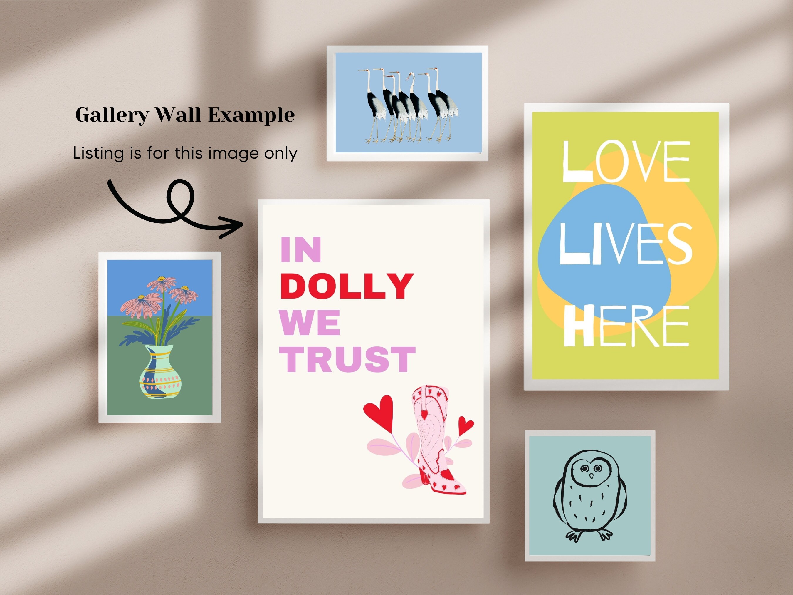 In Dolly We Trust Print, Dolly Parton Poster, Dolly Decor, Pink Western ...