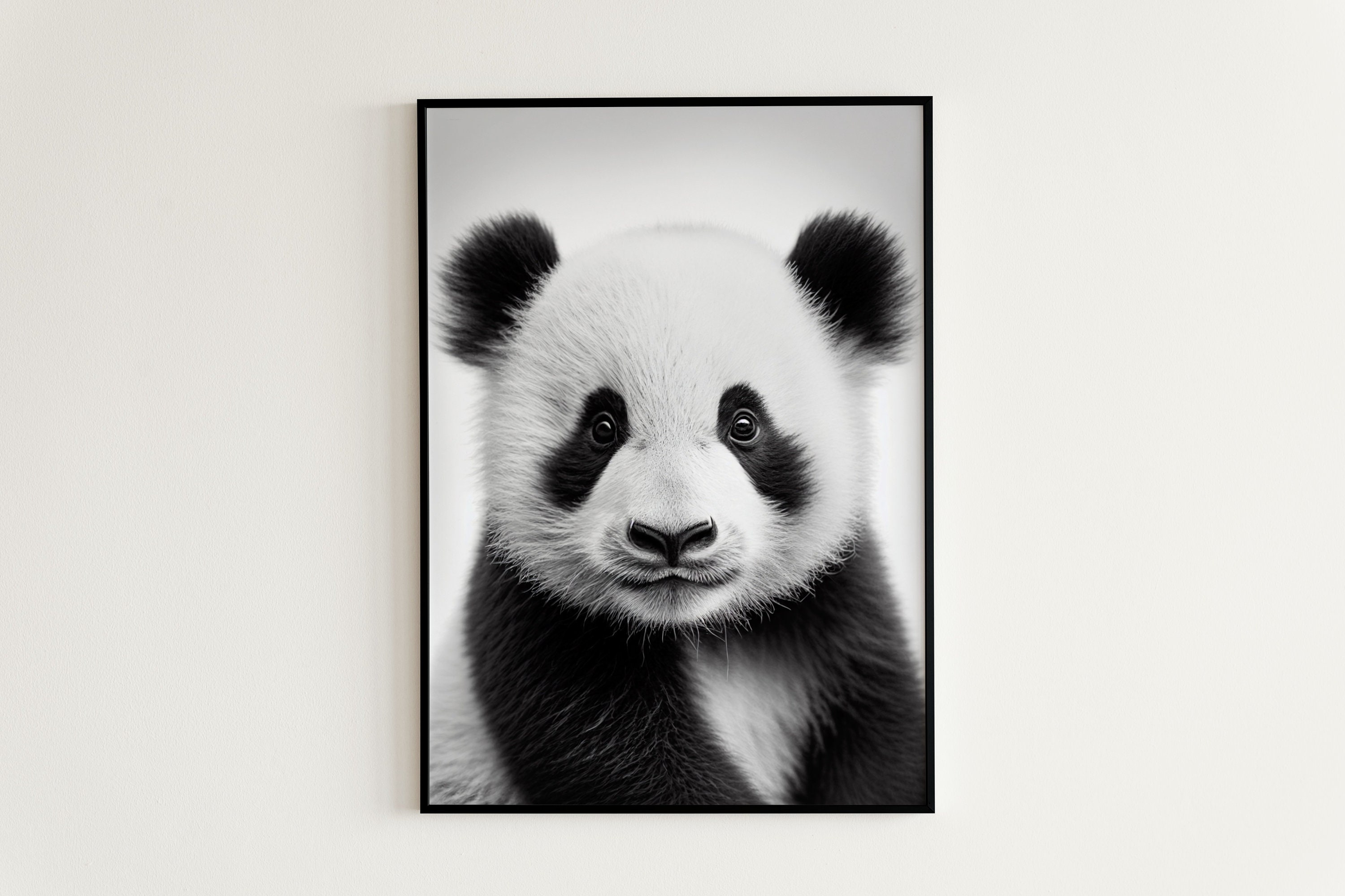 CUTE PANDA Photo Download, Panda Art, Panda Print, Printable Panda ...