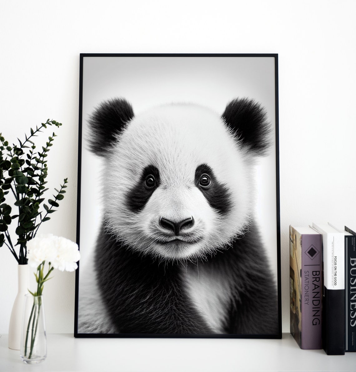 CUTE PANDA Photo Download, Panda Art, Panda Print, Printable Panda ...
