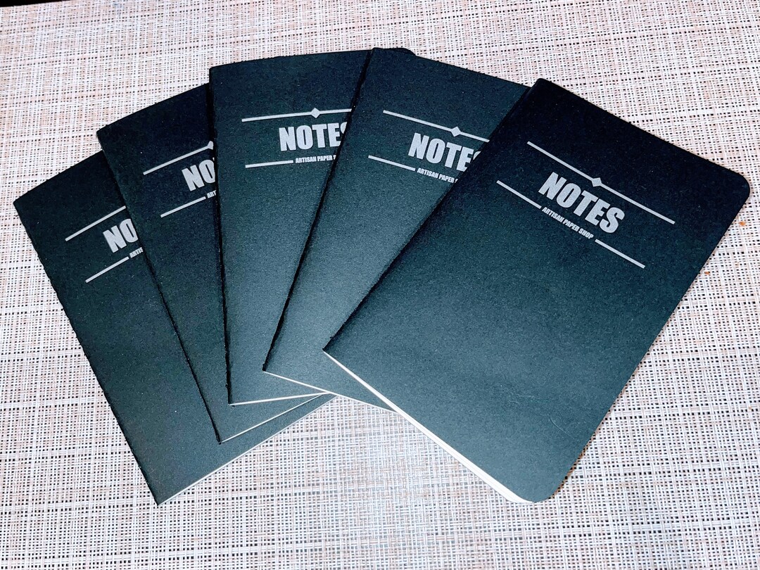 Pocket Notebook 5-pack: Small Lined/grid Memo Books (3.5"x5.5") - Etsy