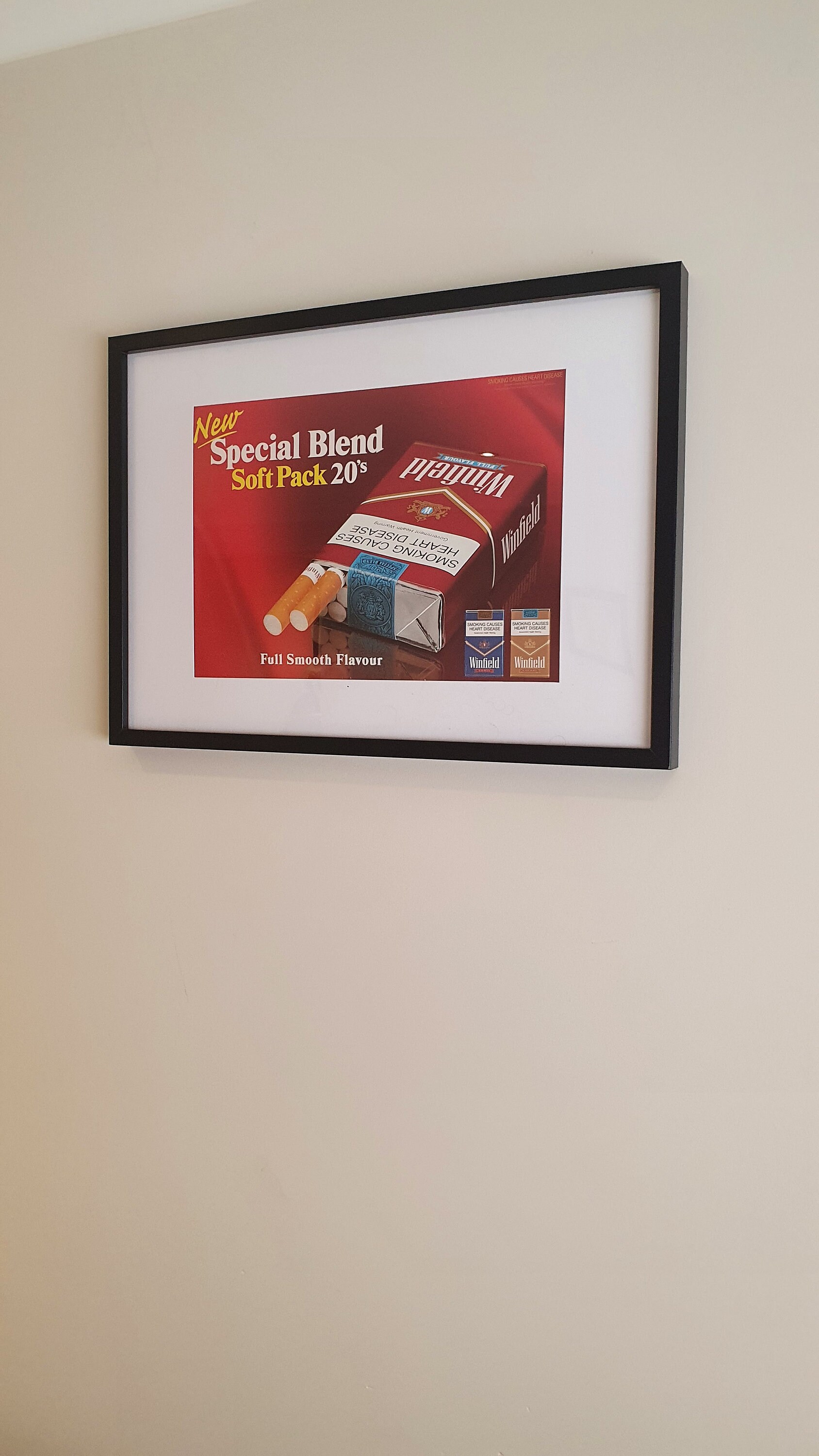 Framed Winfield Soft Pack 20s Poster - Etsy Australia