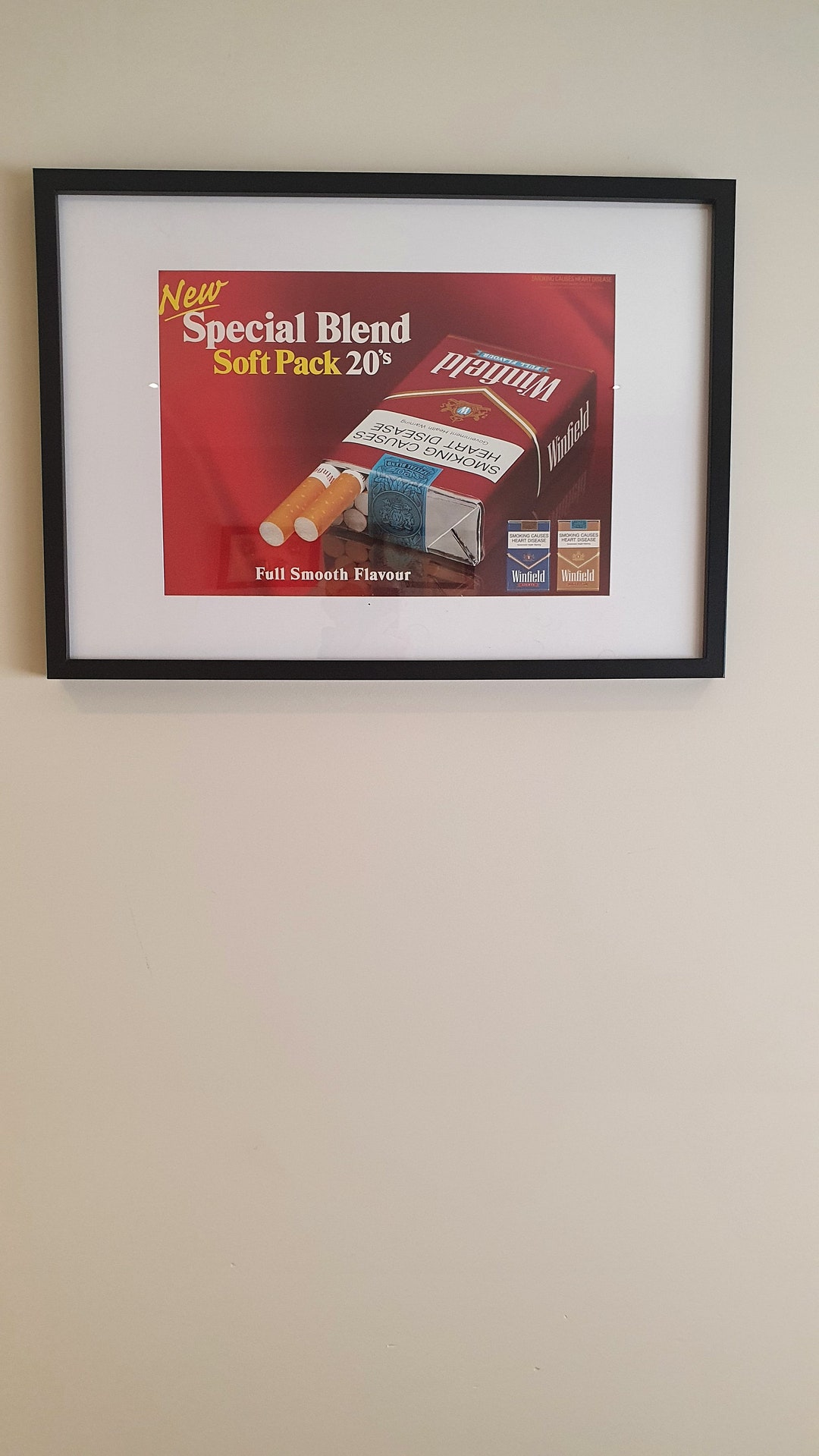 Framed Winfield Soft Pack 20s Poster - Etsy Australia