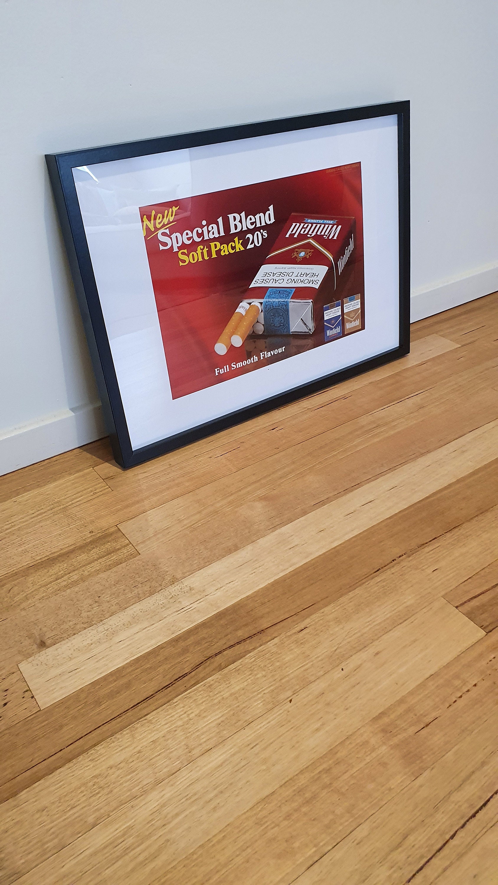 Framed Winfield Soft Pack 20s Poster - Etsy Australia