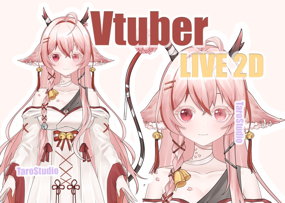 LIVE2D VTUBER CUSTOM Anime Art Commission Commercial Use Live 2d Model ...