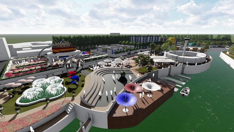 3D Open Concept Design, Open Space Interior Visualization, ACTIVITIES ...