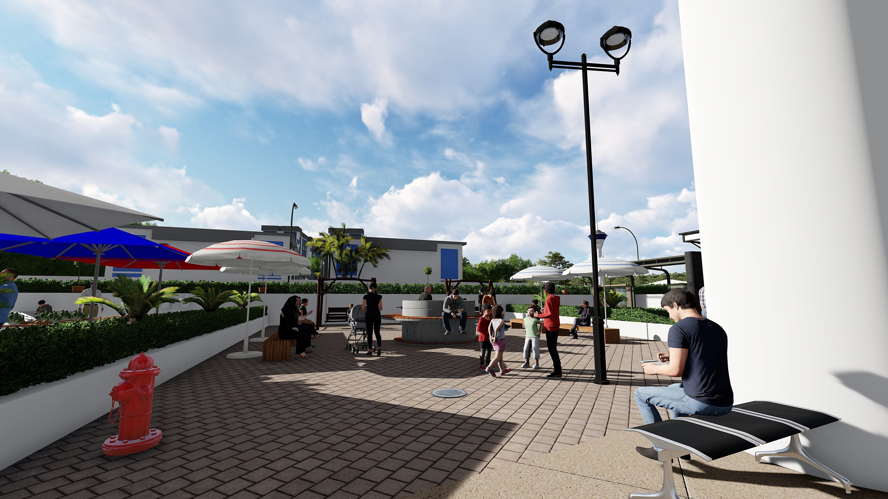 3D Open Concept Design, Open Space Interior Visualization, ACTIVITIES ...