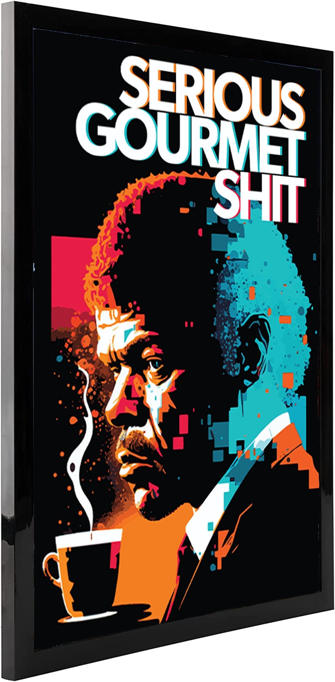 Pulp Fiction Movie Poster Samuel Jackson Jules Winnfield Movie Art ...