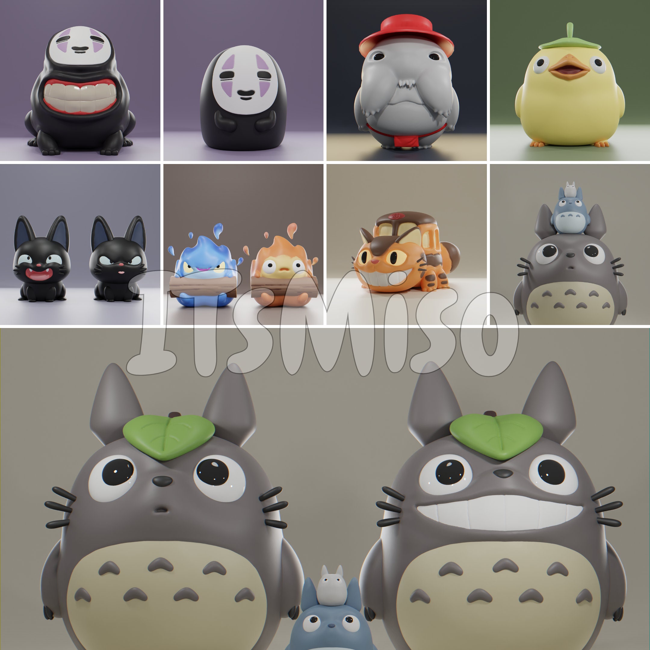Itsmiso 3D Printable STL File - Chibi Character Bundle 10+ STL Files - Etsy