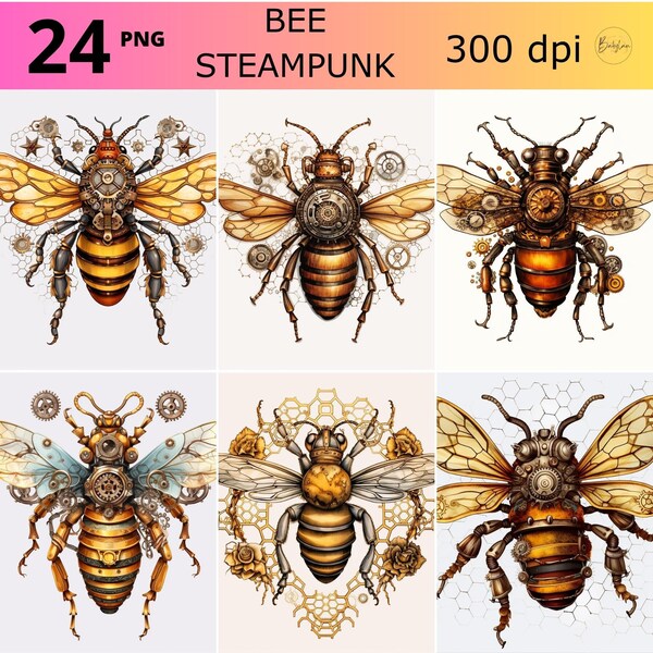Steampunk Bee - Etsy