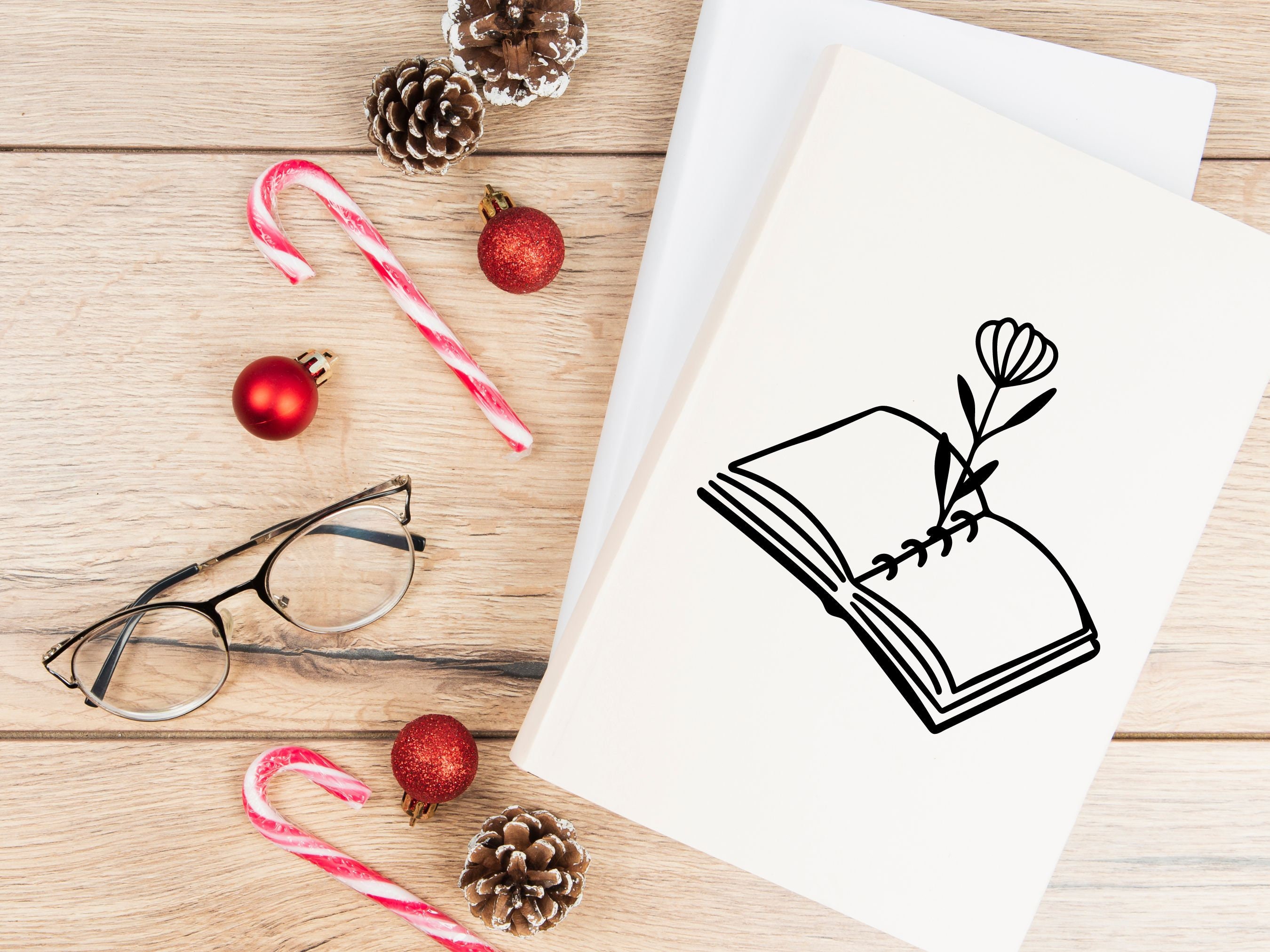 Floral Book SVG, Book With Flowers Svg, Book Svg, Reading Svg, Read ...