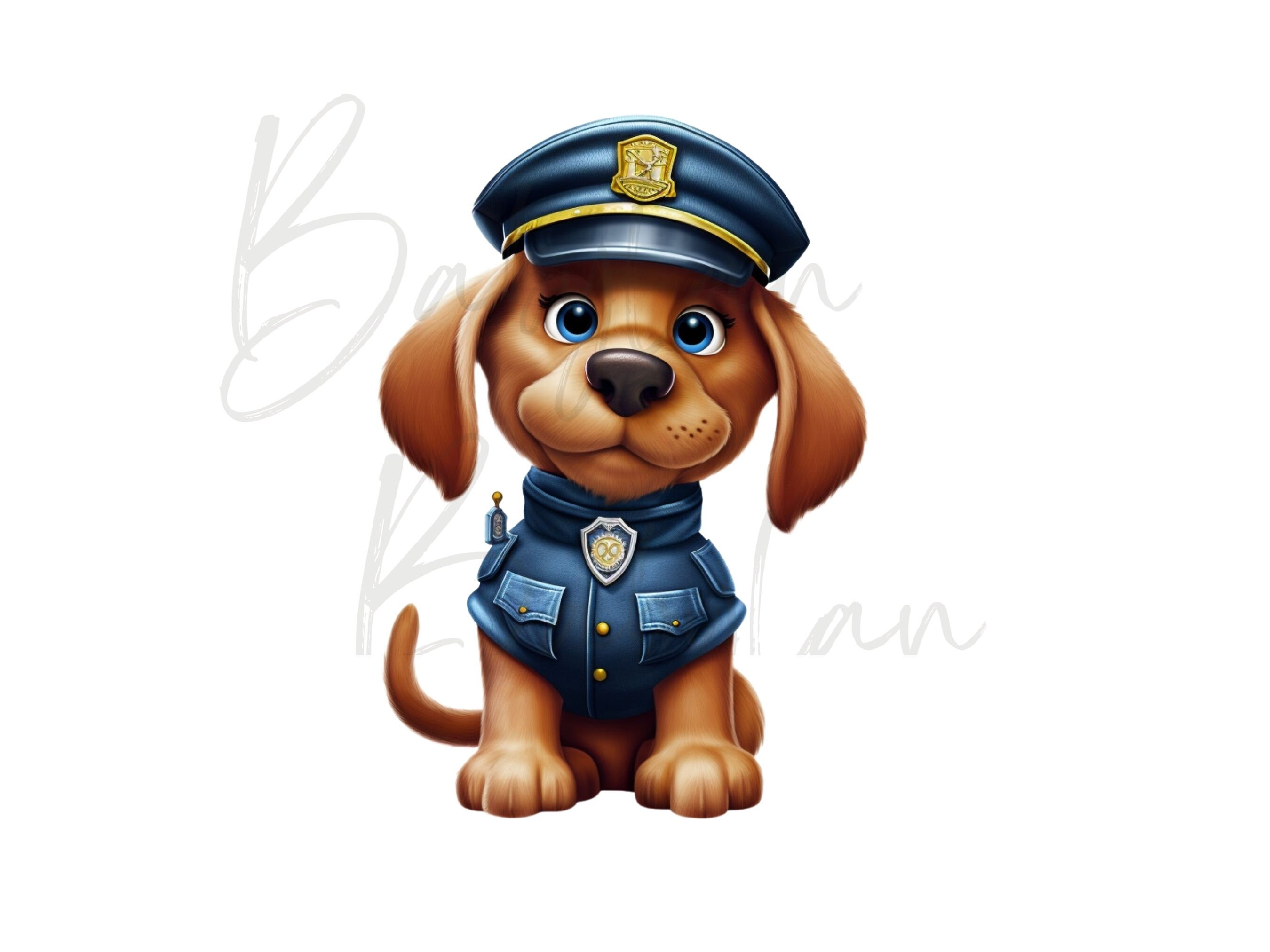 Funny Dog Svg Bundle, Police Dog Clip Art, Cute Pet Clip Art, Amusing ...