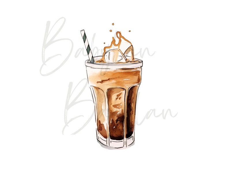 Iced Coffee Svg Bundle, Cold Brew Clipart, Blend Lover's SVG, Coffee and Cream Vector, Blend ...