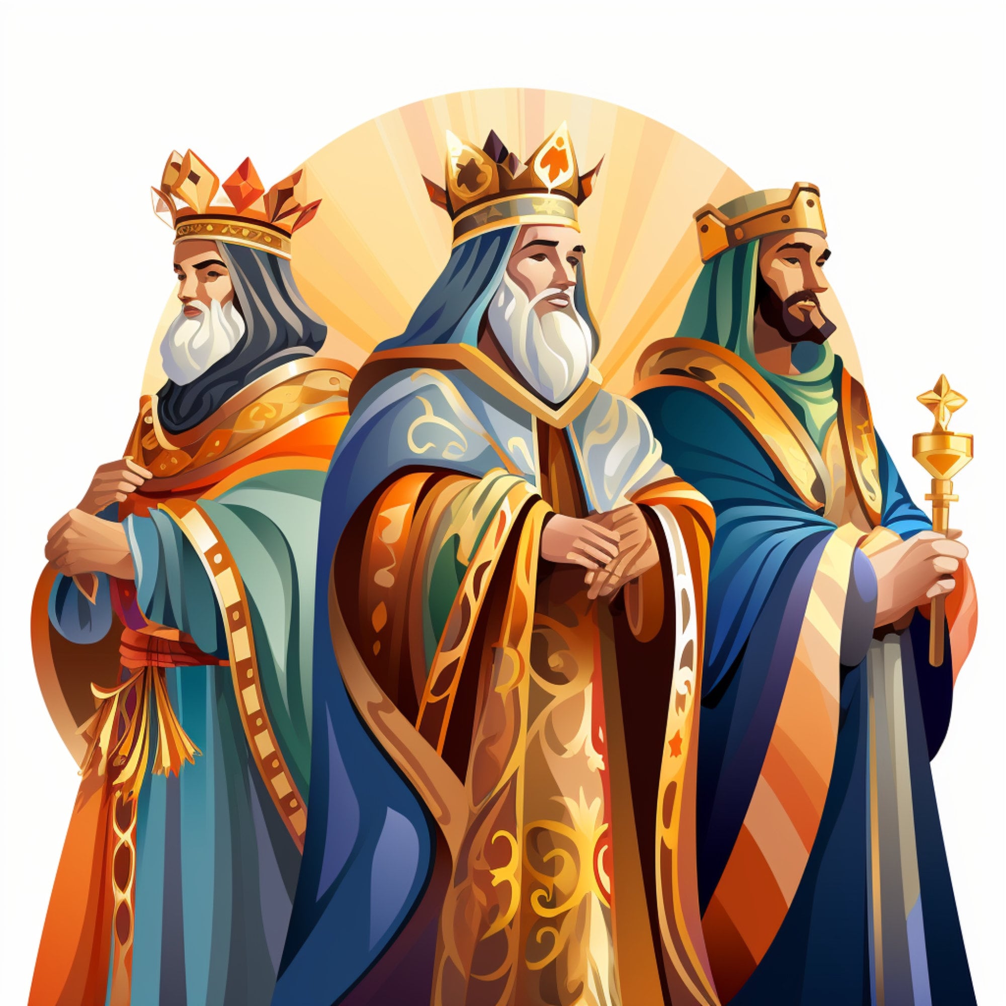 Cute Christmas MAGI Clipart Bundle, Christmas Clip Art Bundle, THE MAGI ...