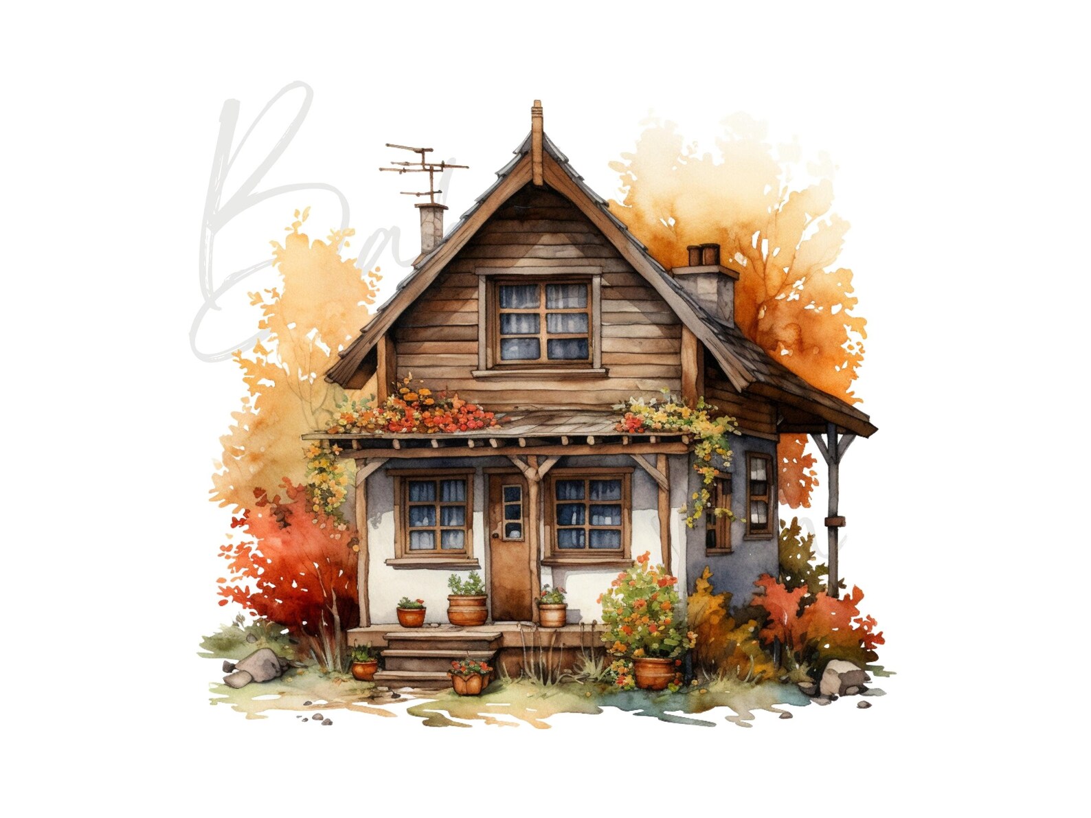 Cozy House Svg, Houses Svg Bundle, Flower Cottage Png, Home Sweet Home ...