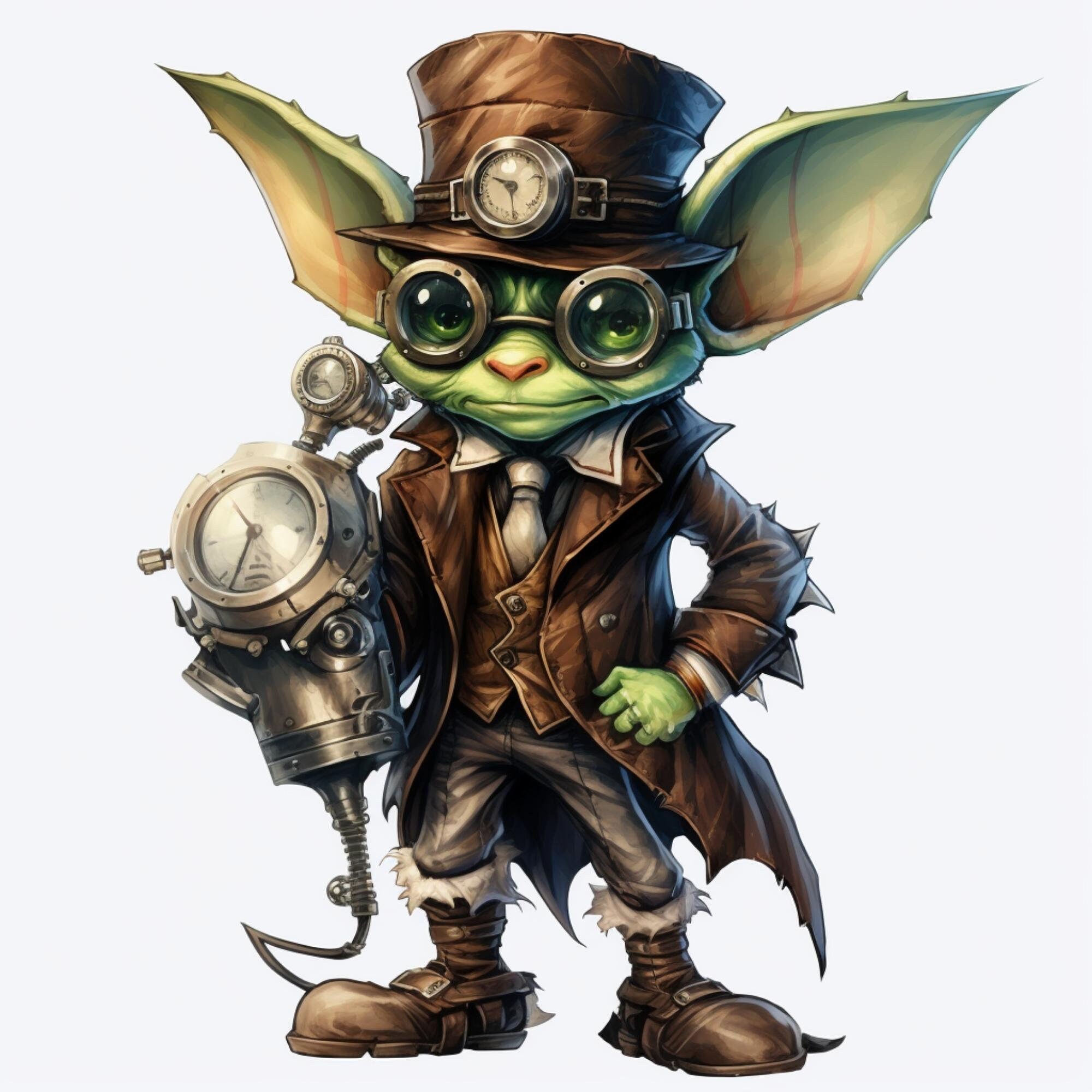 Steampunk GOBLINS Clipart Bundle Steampunk Art Illustrations - Etsy
