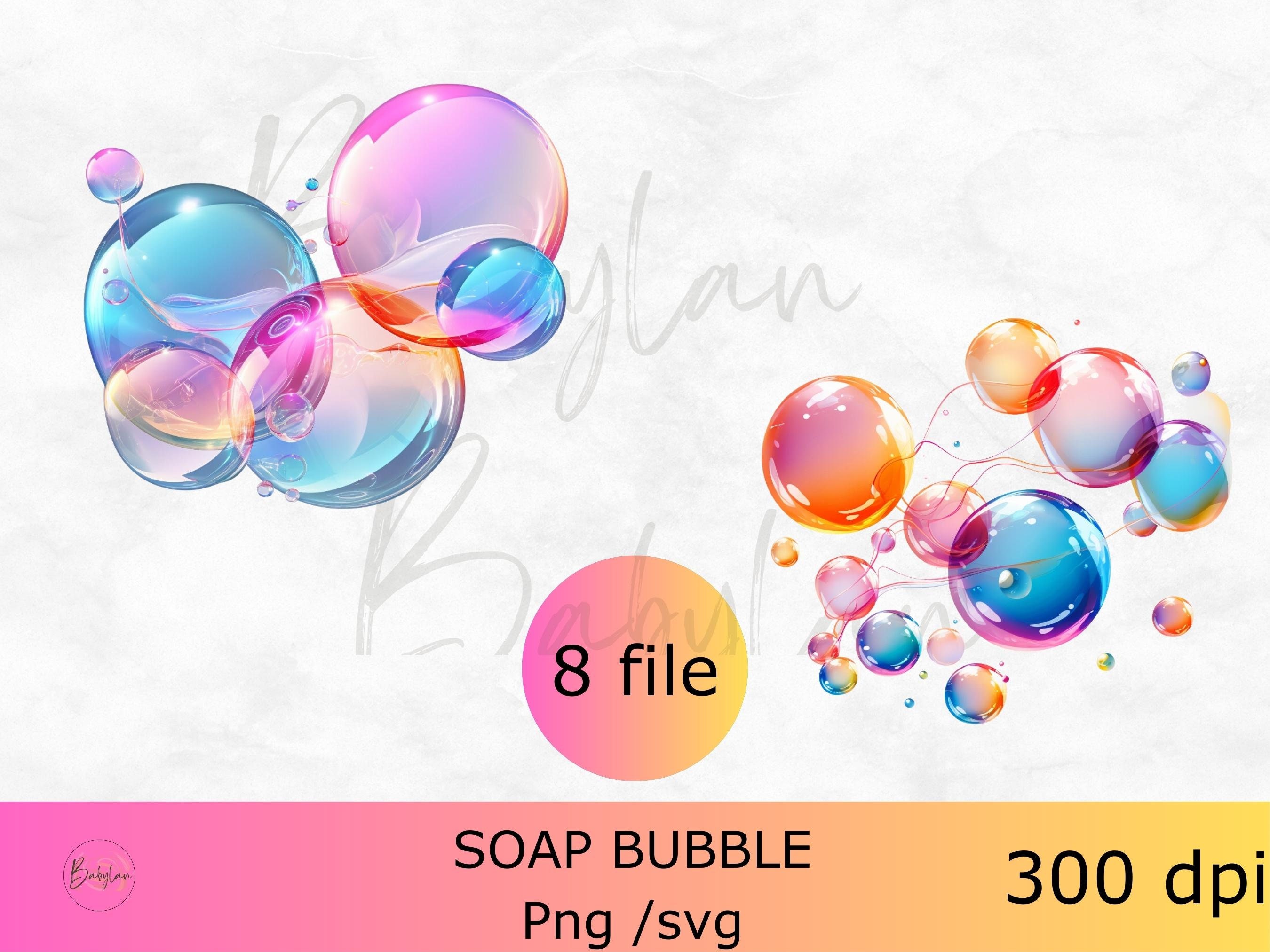 Soap Bubbles Svg Bundle, Bubble Clip Art, Soap Bubble Vector, Bubble Illustration, Soap Bubble ...