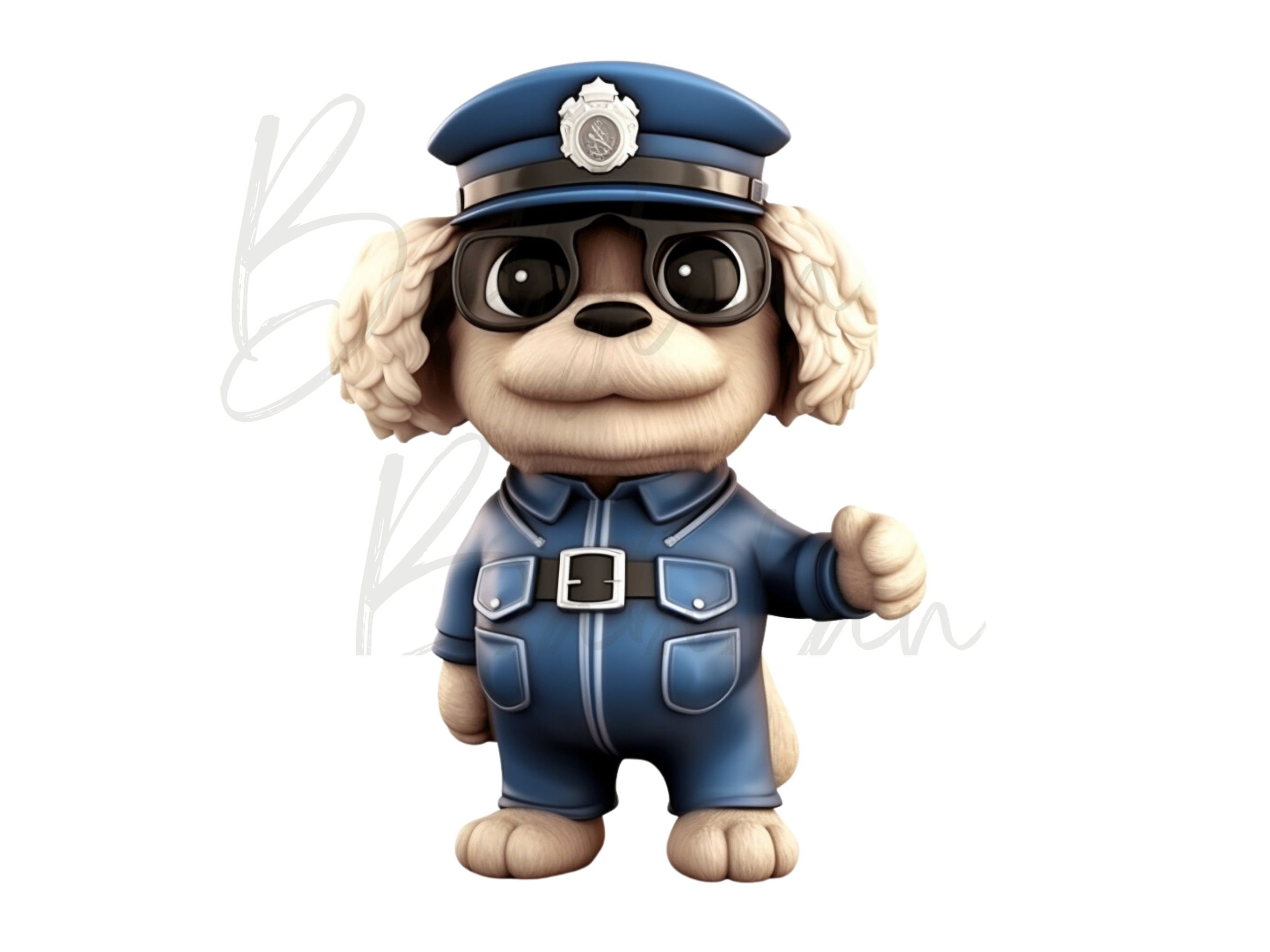 Funny Dog Svg Bundle, Police Dog Clip Art, Cute Pet Clip Art, Amusing ...