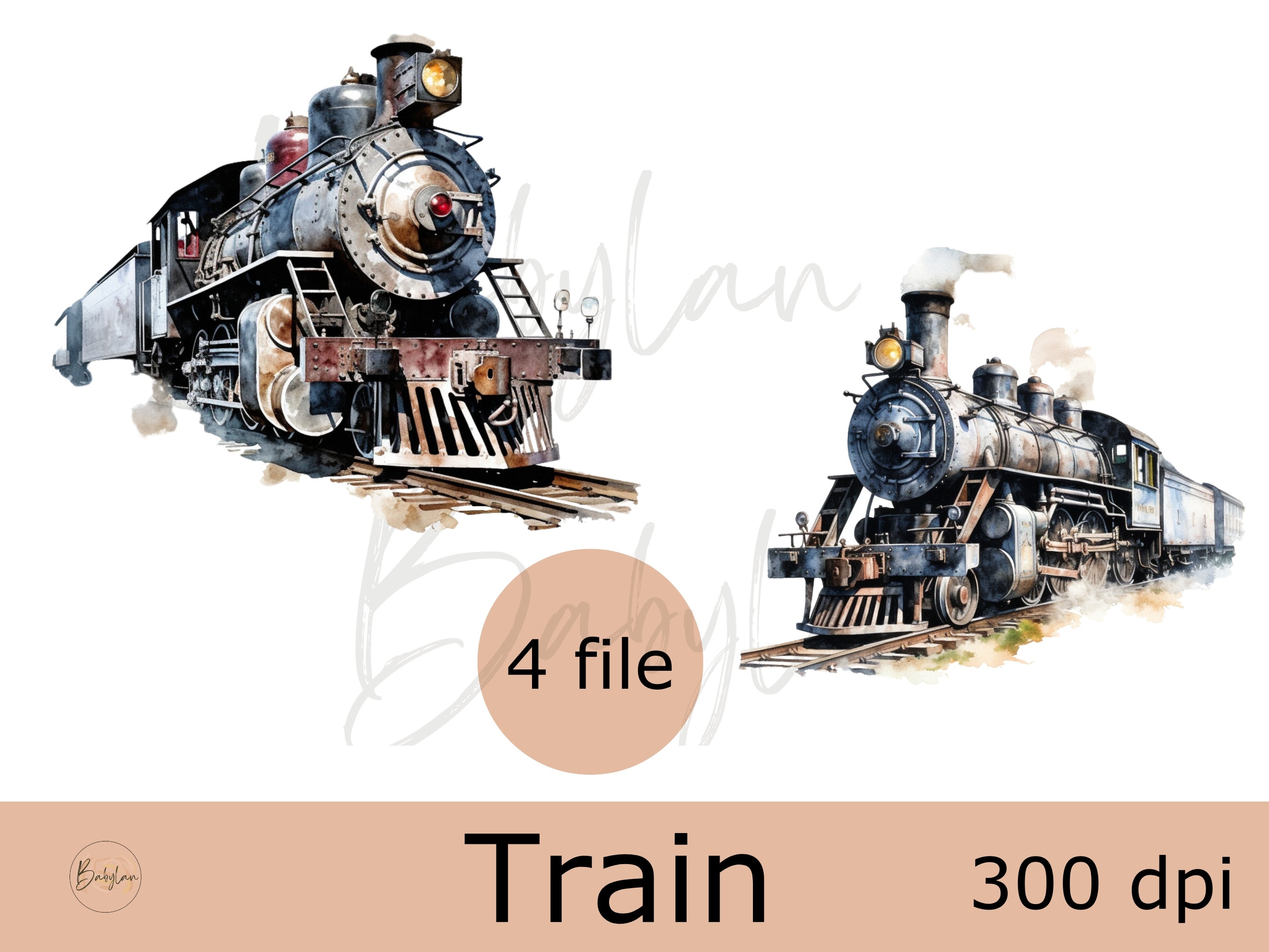 Railroad Train Clip Art