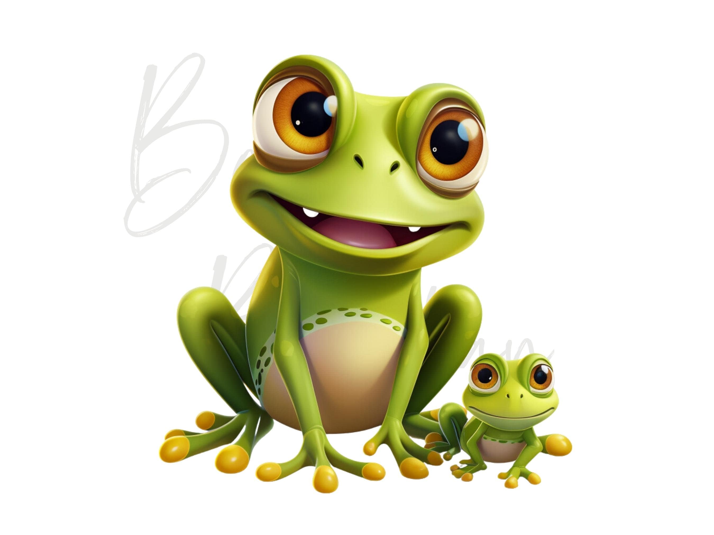 Frog Svg Bundle Cute Frog Svg Froggy Clipart Animal - Etsy