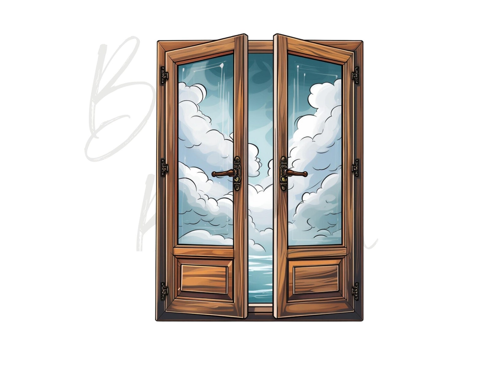 Floral Window Frame Svg Bundle, Window Clip Art, Cute Summers Flower ...