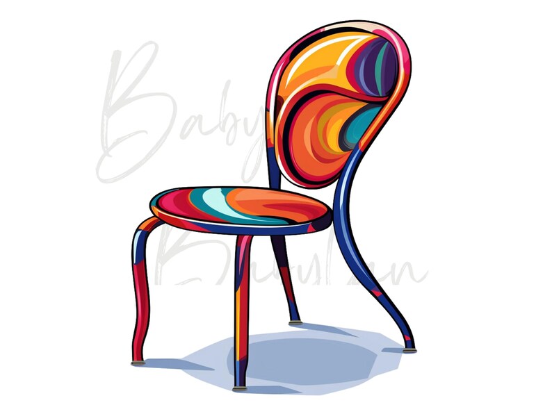 Designer Chair Svg Bundle, Modern Forniture Clip Art, Interior Design ...