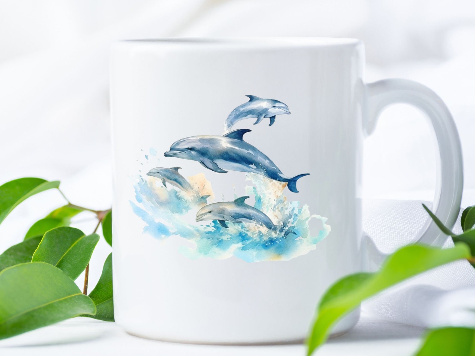 Dolphin Svg Bundle, Cute Dolphin Svg, Ocean Animals Png, Ocean Theme ...