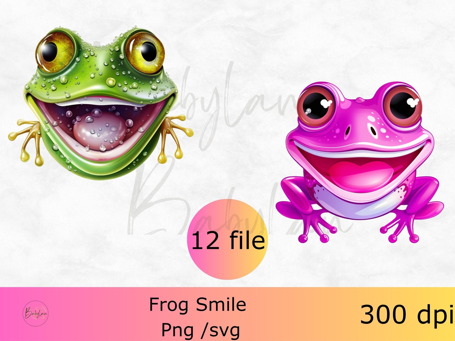 Frog Svg Bundle, Cute Frog Svg, Froggy Clipart, Animal Wildlife Png ...