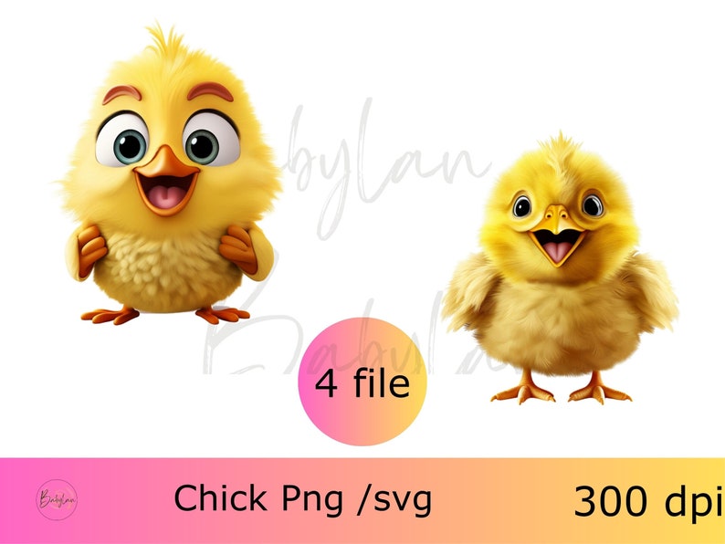 Paquete de pollito Svg pollito lindo Svg silueta de pollo - Etsy México