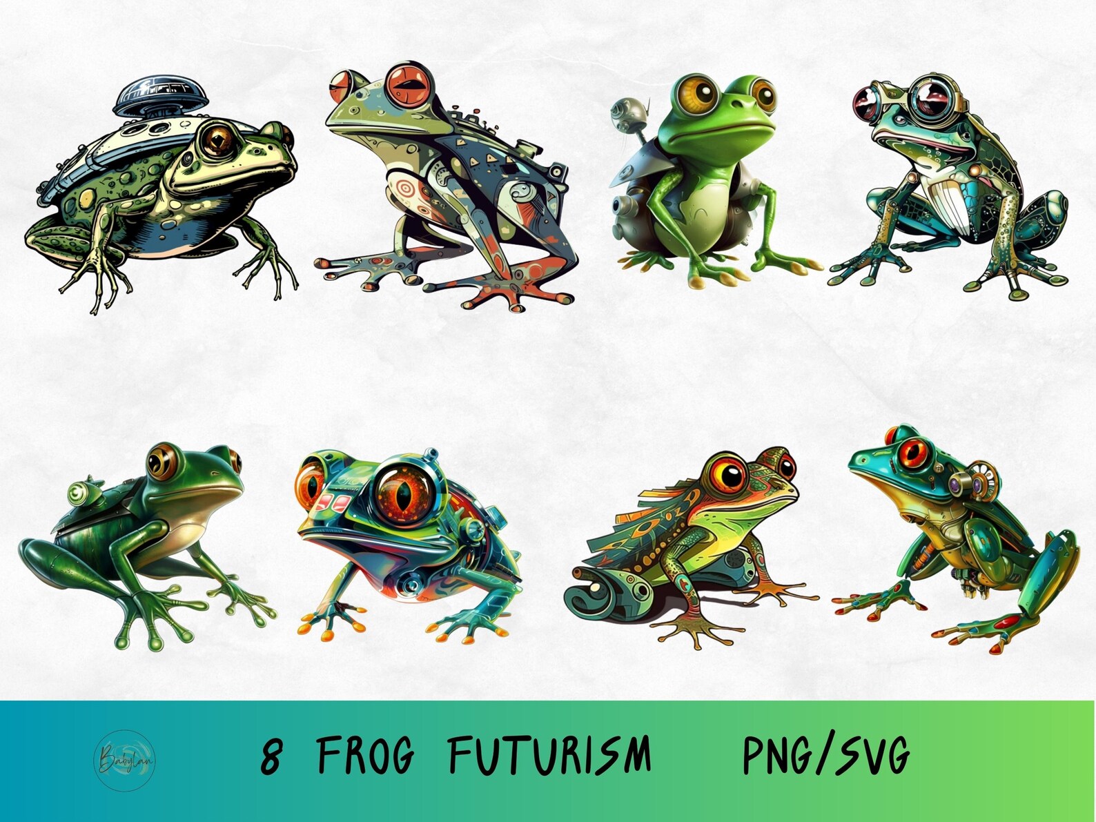 Frog Svg Bundle, Cute Frog Svg, Froggy Clipart, Animal Wildlife Png ...